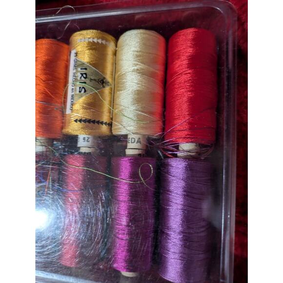 iris | Other | Premium Iris Polyester Machine Embroidery Thread Set 33 ...